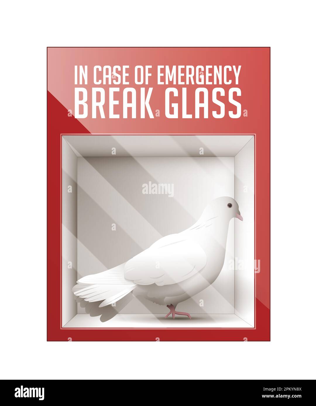Peace dove illustration destruction hi-res stock photography and images ...