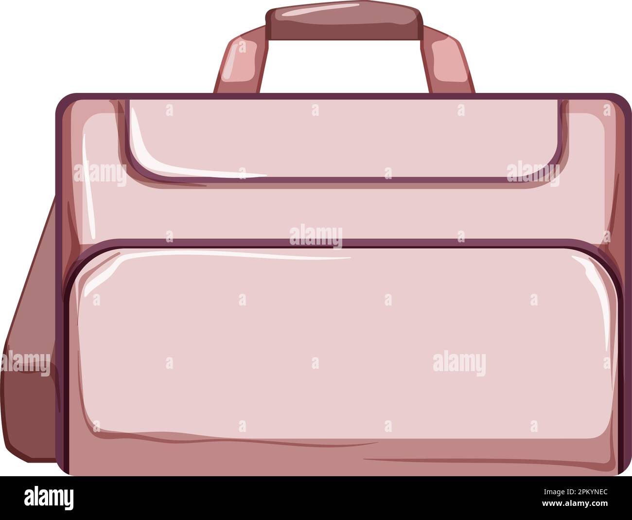 fashion laptop bag cartoon vector illustration Stock Vector Image & Art ...