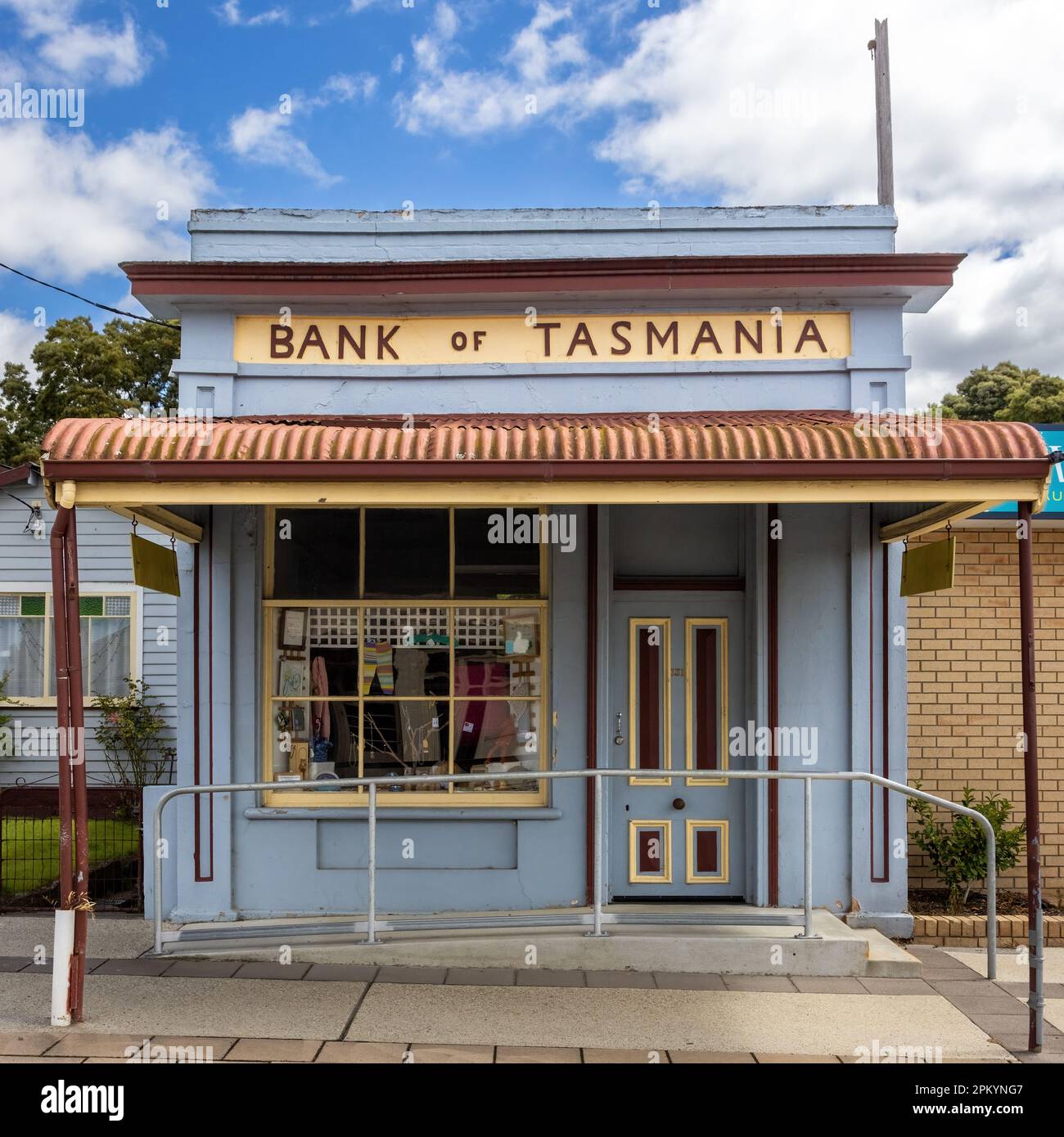 Beaconsfield - Tasmania, 29 Jan 2023: The old Bank Of Tasmania Building ...