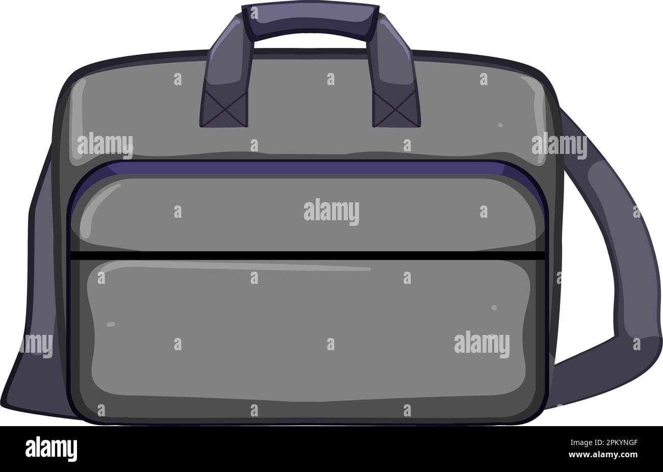 briefcase laptop bag cartoon vector illustration Stock Vector Image ...