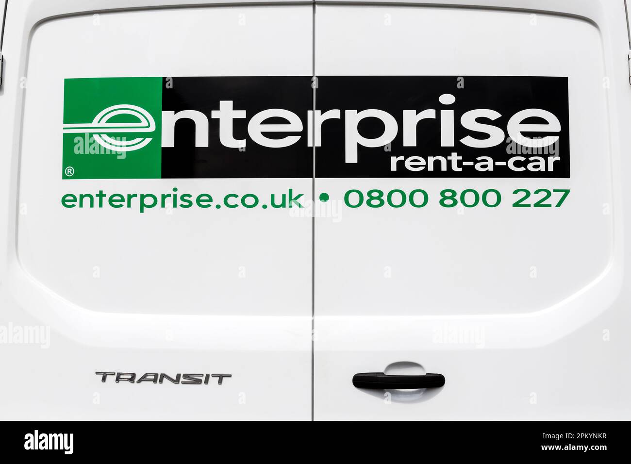 Closed doors on the back of a van hi-res stock photography and images ...