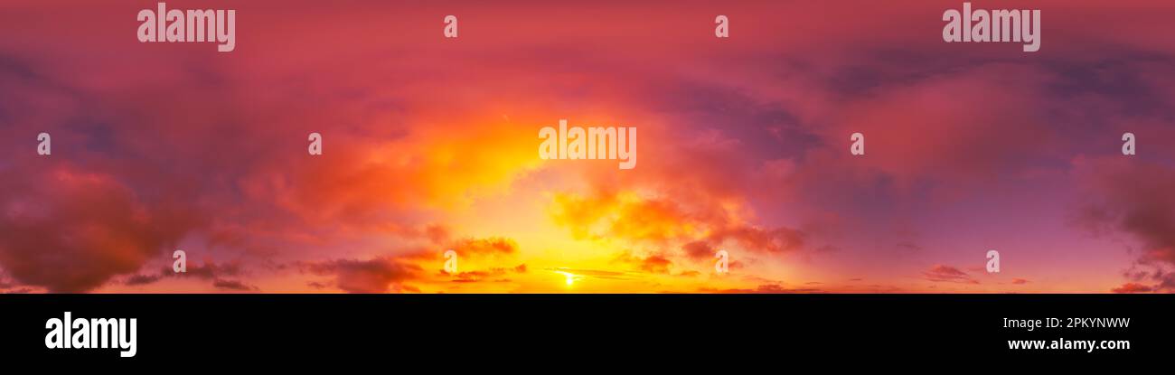 Blue evening sky seamless panorama spherical equirectangular 360 degree ...