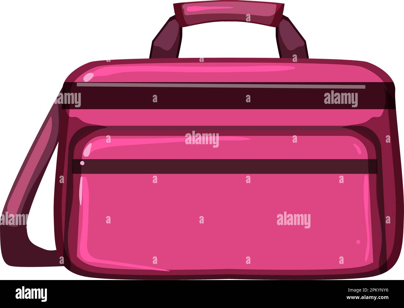 handle laptop bag cartoon vector illustration Stock Vector Image & Art ...