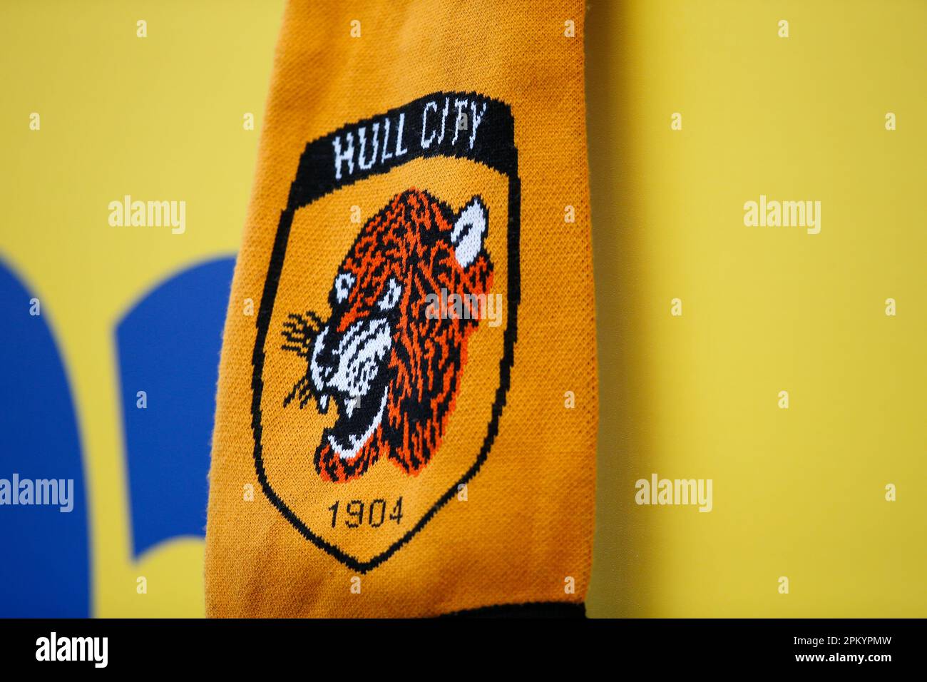 A fan scarf of Hull City during the Sky Bet Championship match Hull ...