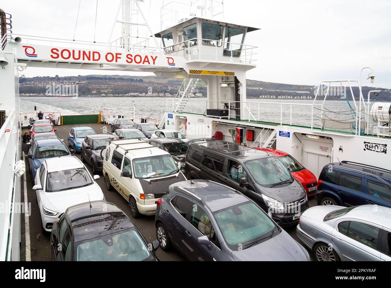 Sound of Soay, vehicle ferry, owned by Western Ferries travelling ...