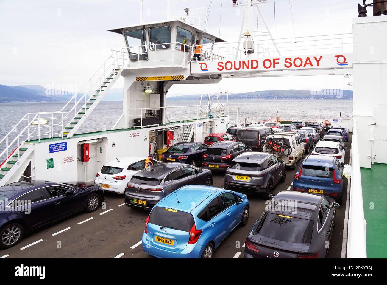 Sound of Soay, vehicle ferry, owned by Western Ferries travelling ...