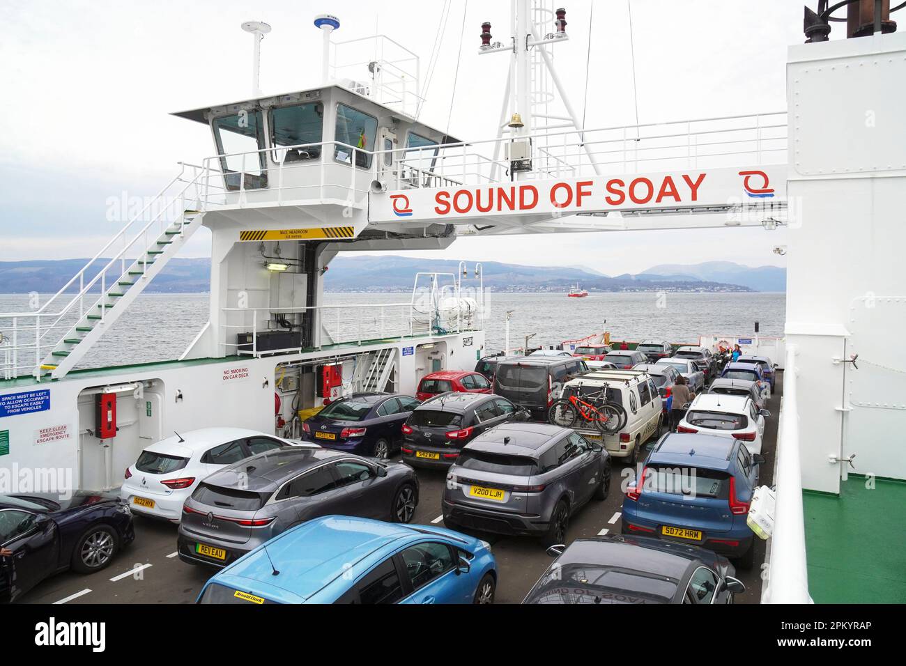 Sound of Soay, vehicle ferry, owned by Western Ferries travelling ...