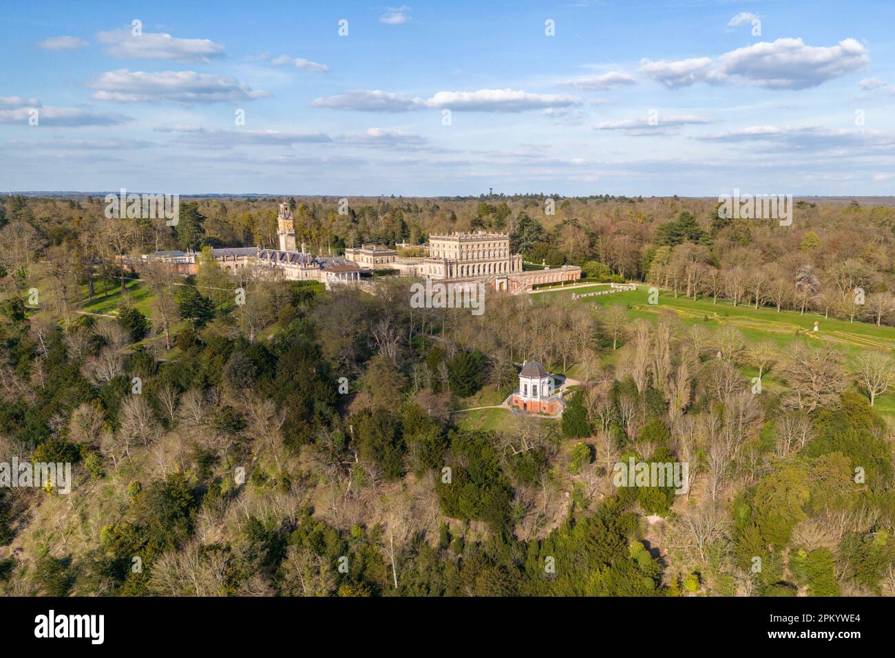 Aerial view of Cliveden House, Buckinghamshire, UK Stock Photo - Alamy