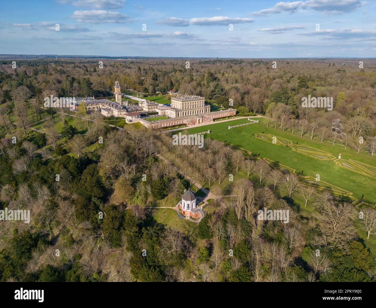 Aerial view of Cliveden House, Buckinghamshire, UK Stock Photo - Alamy