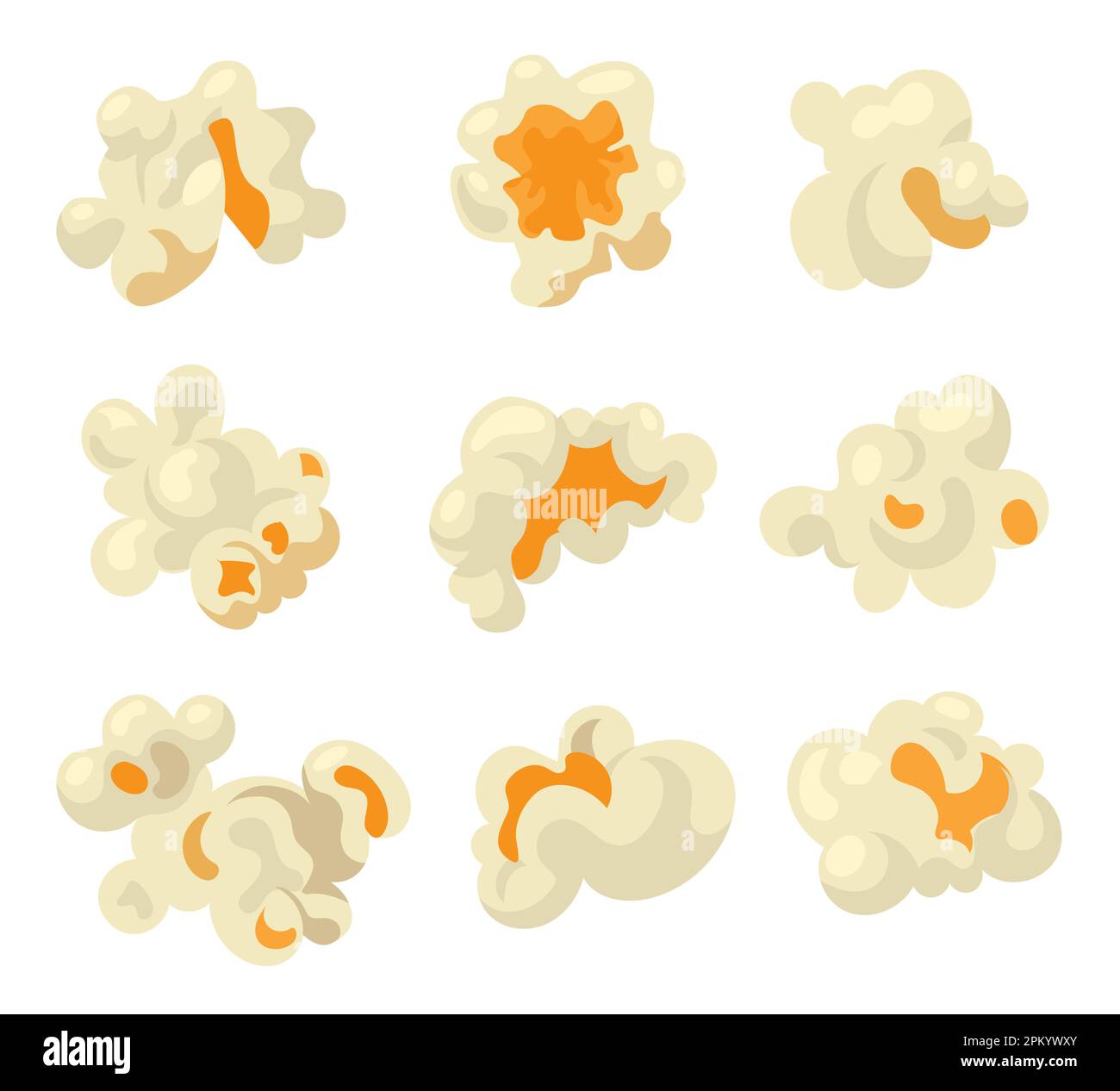 Popcorn Kernel Drawing