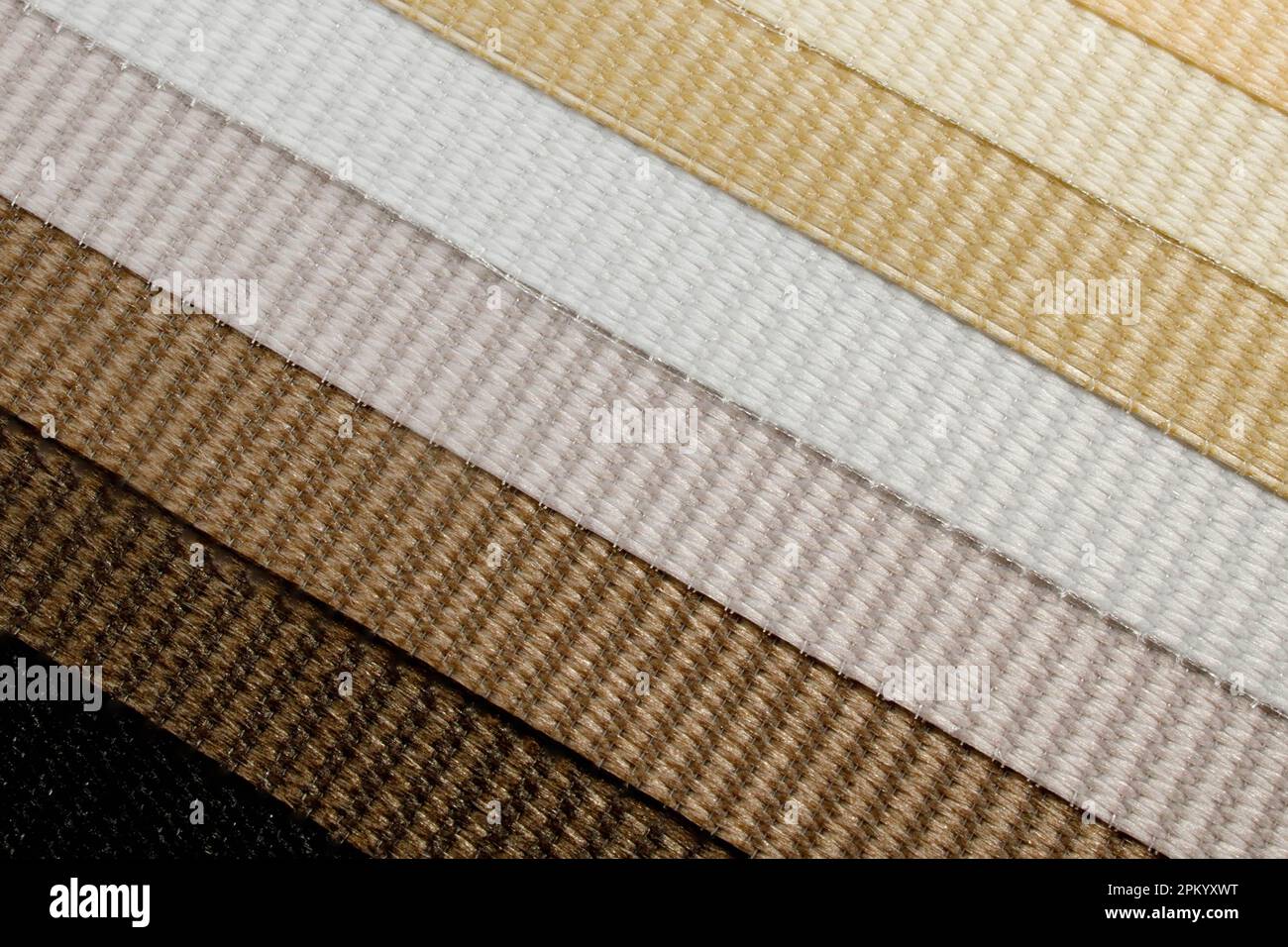 Catalog of different shades of fabric colors. Variety of color of dense ...
