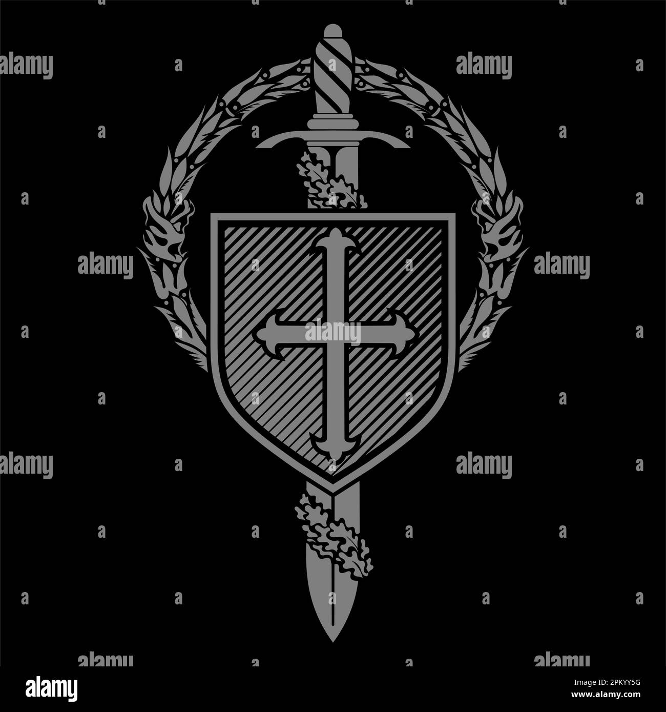 Middle ages knights arms armour Stock Vector Images - Alamy