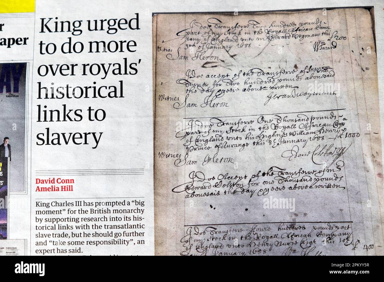 Charles III 'King urged to do more over royals' historical links to ...