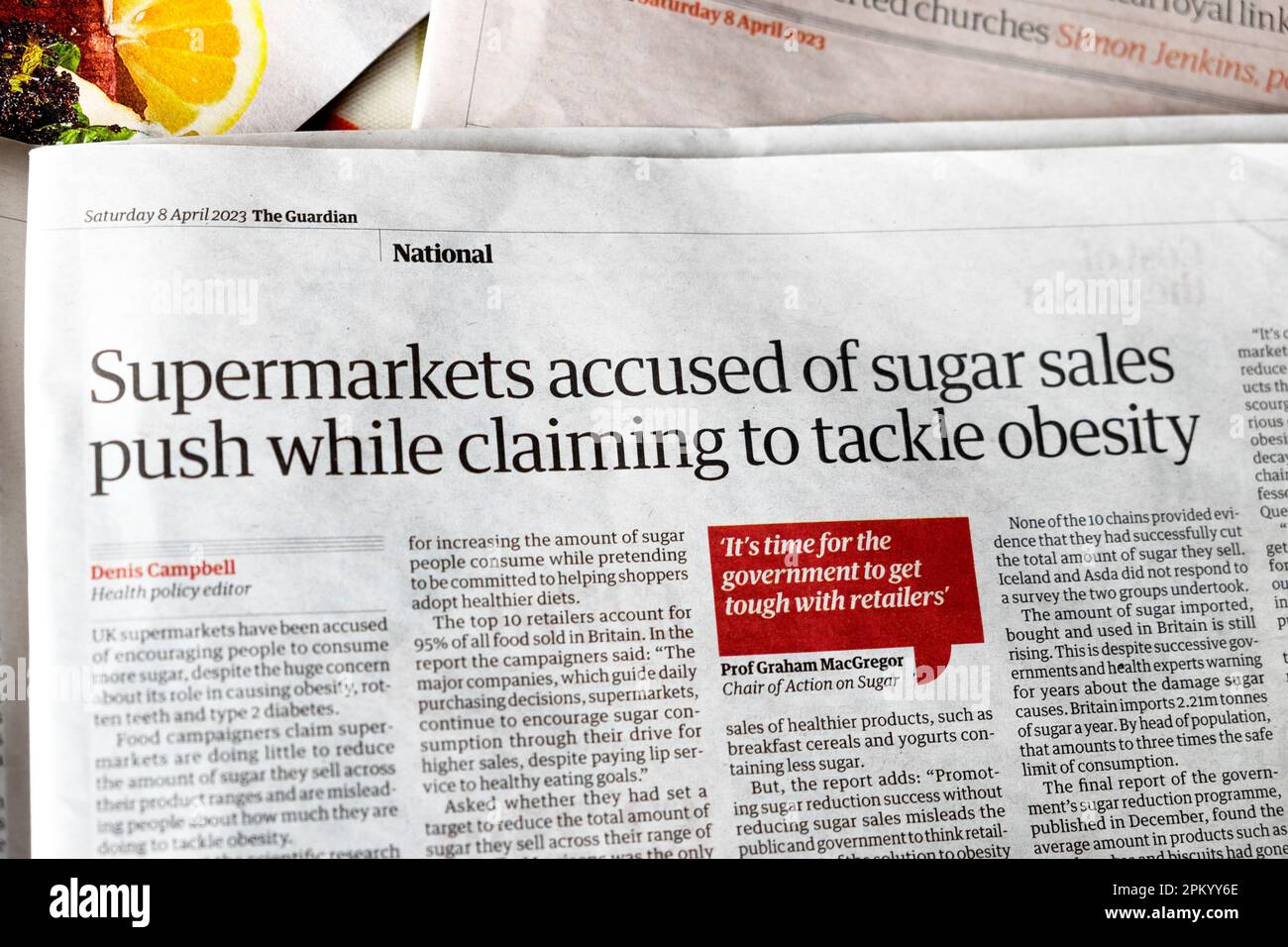 'Supermarkets accused of sugar sales push while claiming to tackle ...