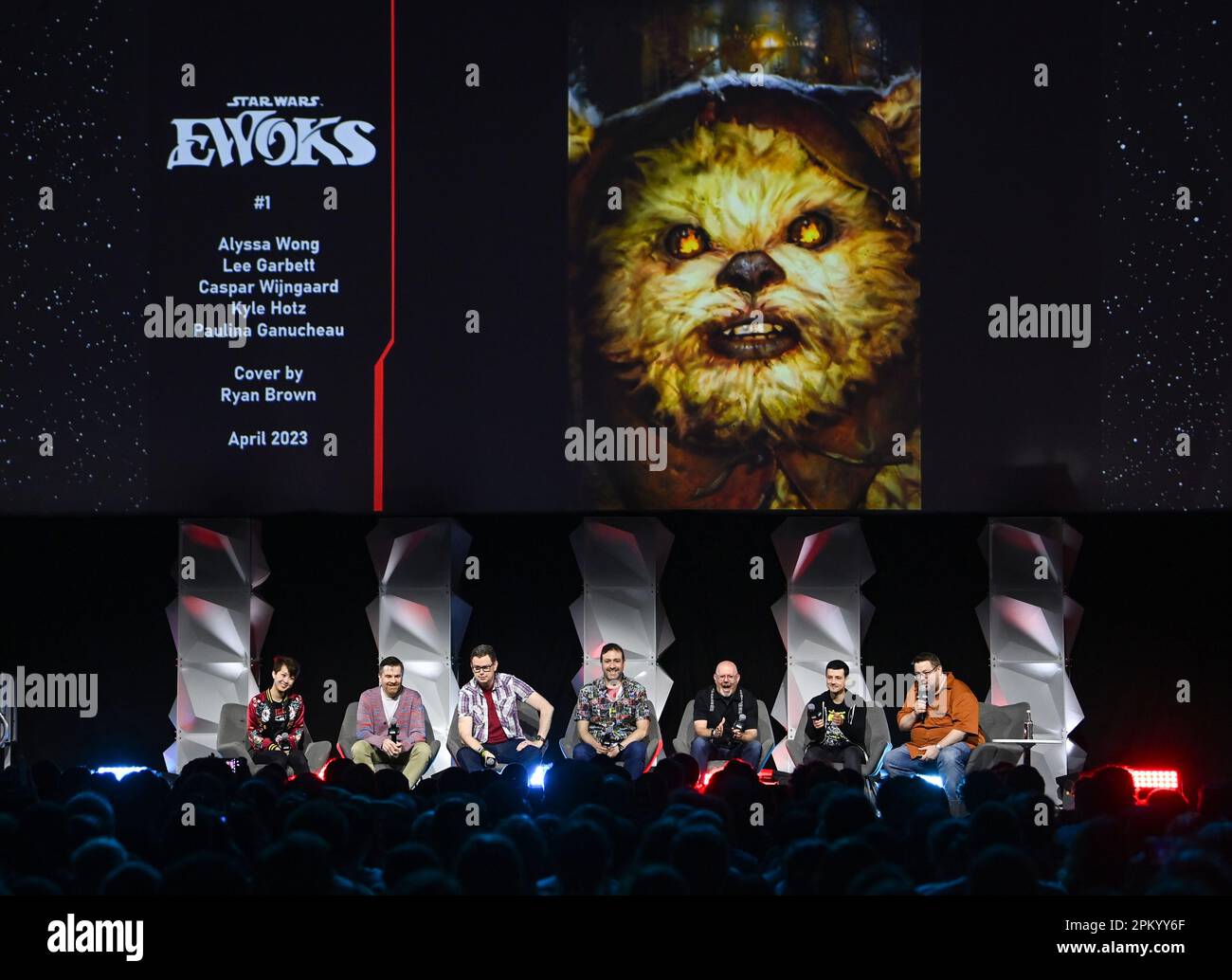 EDITORIAL USE ONLY Alyssa Wong, Charles Soule, Cavan Scott, Ethan Sacks ...