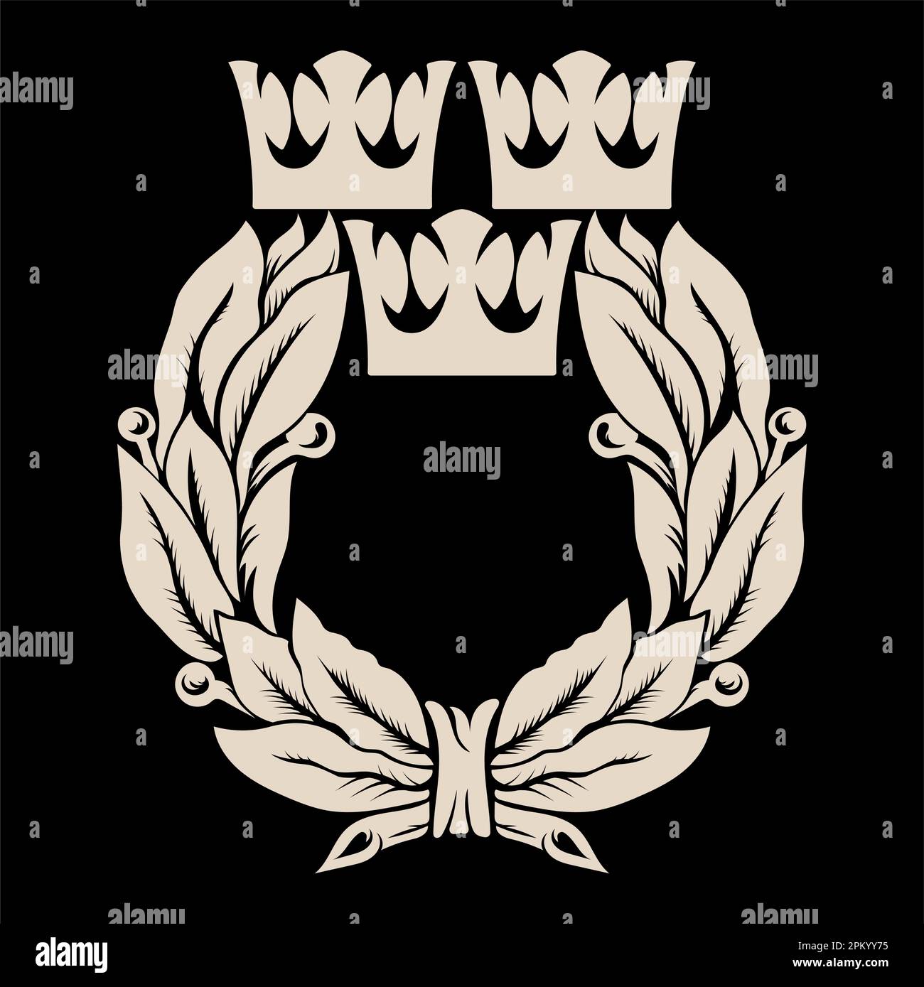 Crown king royal arrow Stock Vector Images - Alamy