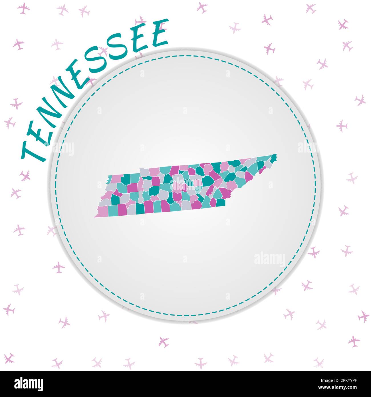Tennessee map hi-res stock photography and images - Alamy