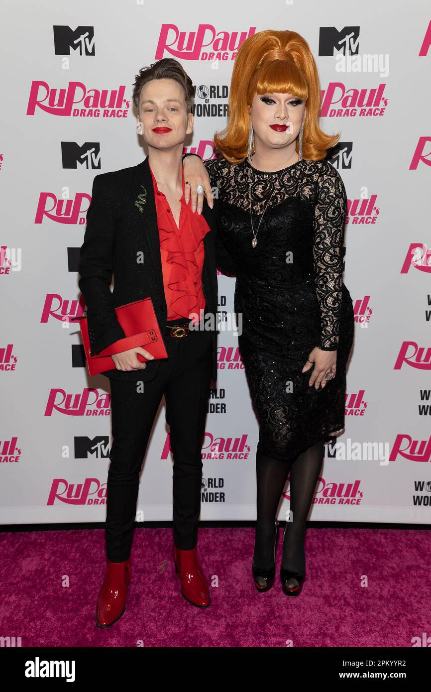 Los Angeles, USA. 01st Apr, 2023. Michael Abbott and Jinkx Monsoon attend the arrivals of RuPaul ...