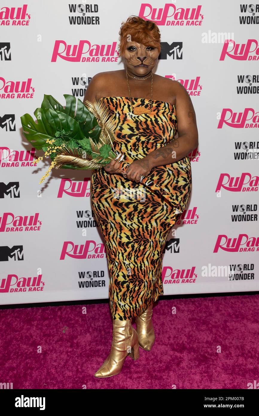 Kornbread "The Snack" Jete attends the arrivals of RuPaul's Drag Race ...