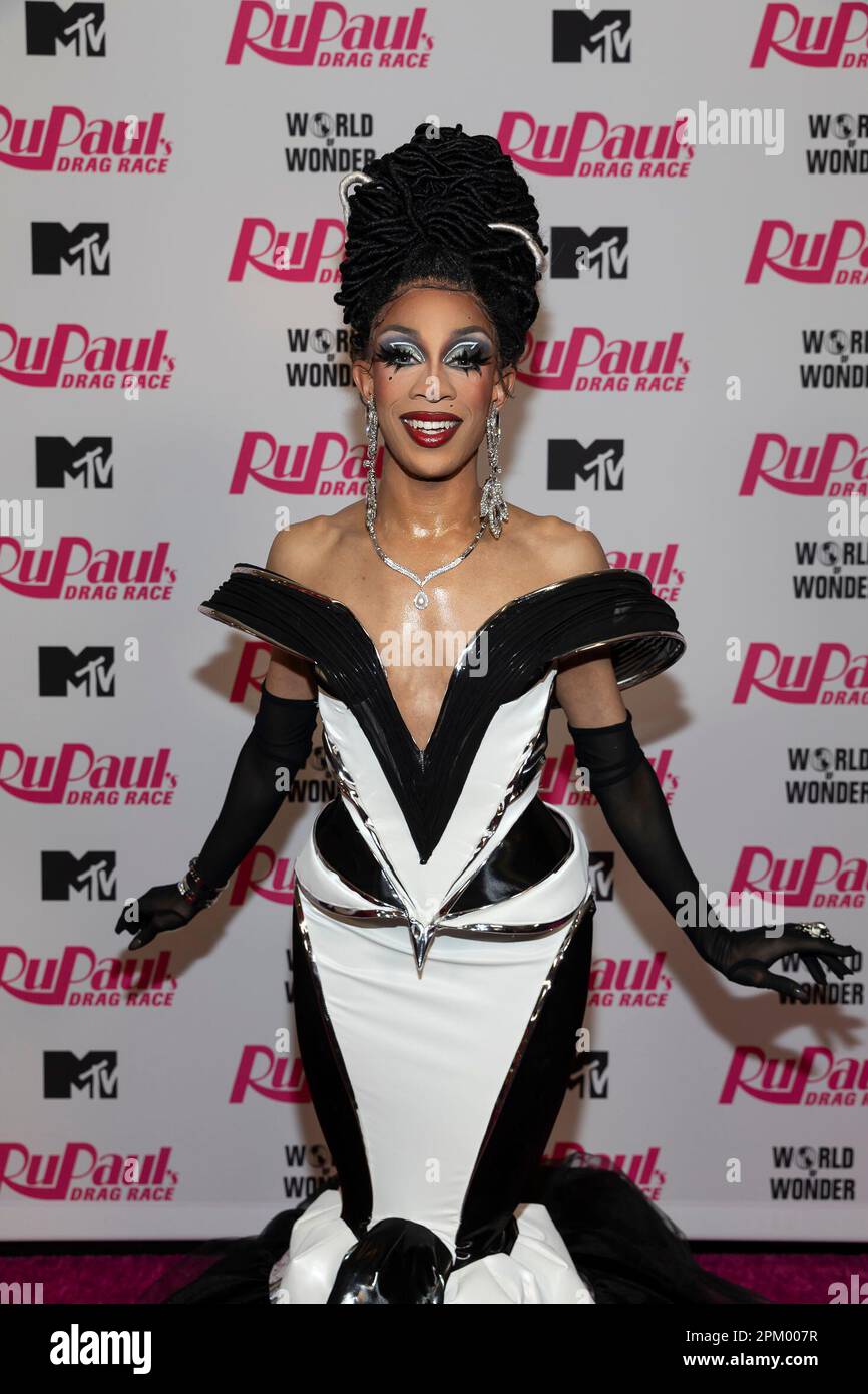 Robin Fierce attends the arrivals of RuPaul's Drag Race Season 15 ...