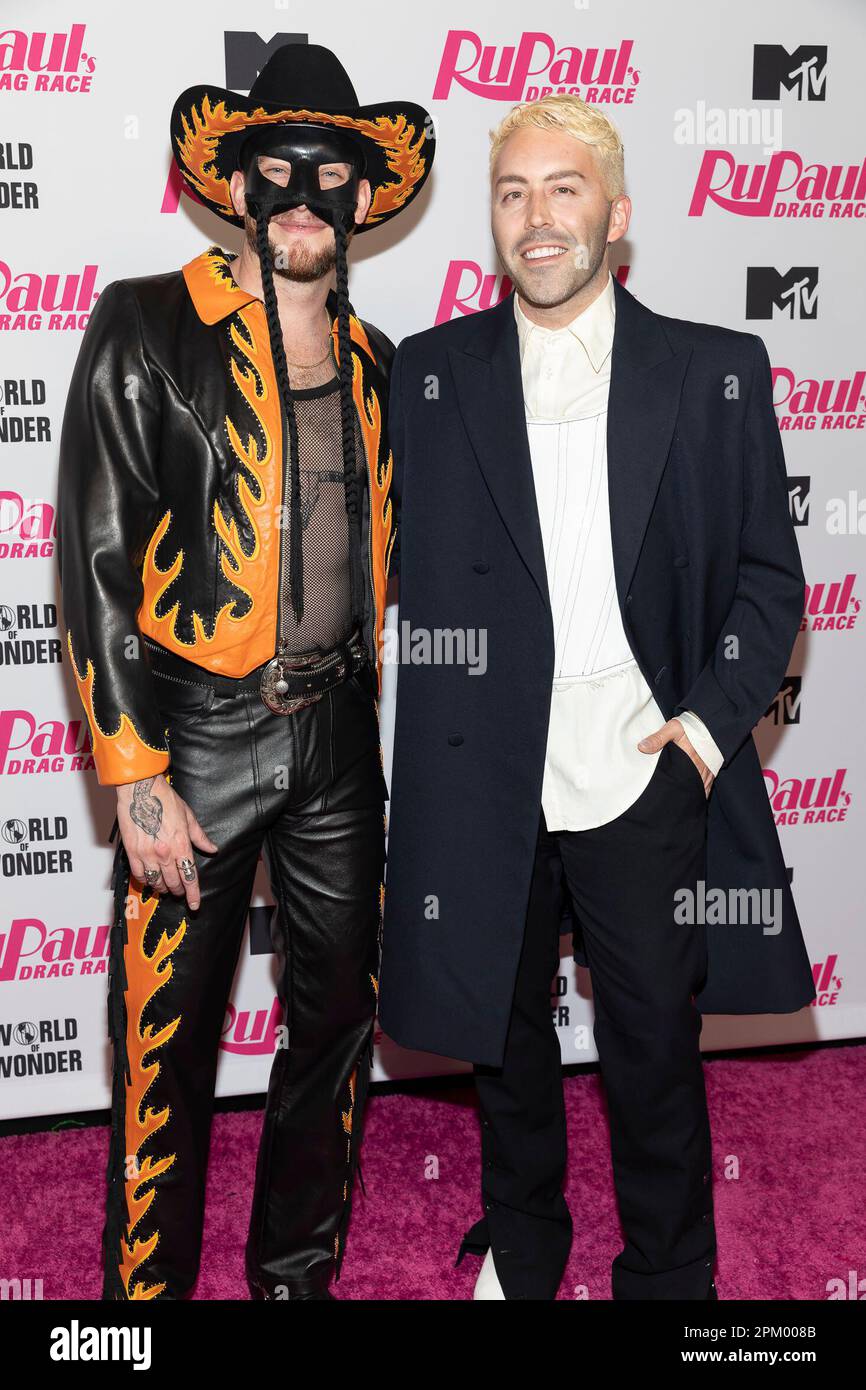 Orville Peck and Brett "Leland" McLaughlin attend the arrivals of ...