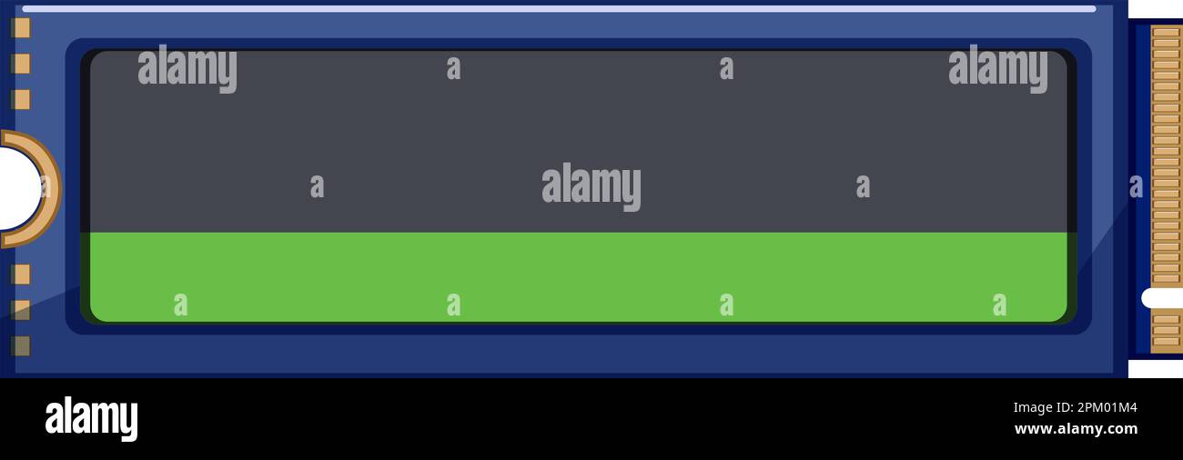 hard ssd storage cartoon vector illustration Stock Vector Image & Art ...