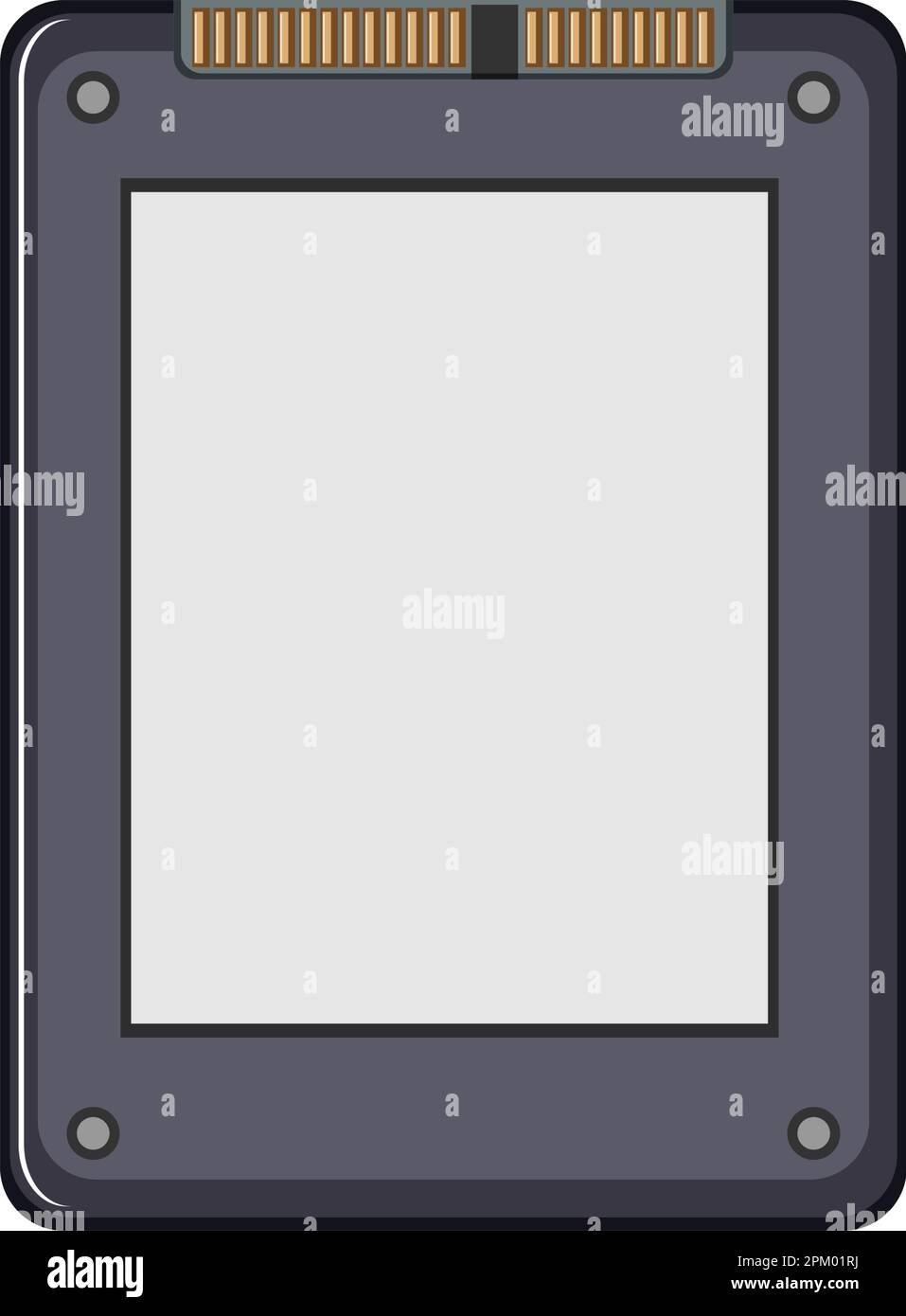 equipment ssd storage cartoon vector illustration Stock Vector Image ...