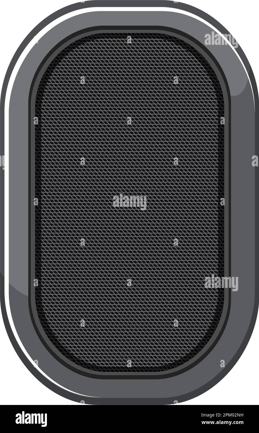 digital studio sound monitor cartoon vector illustration Stock Vector ...