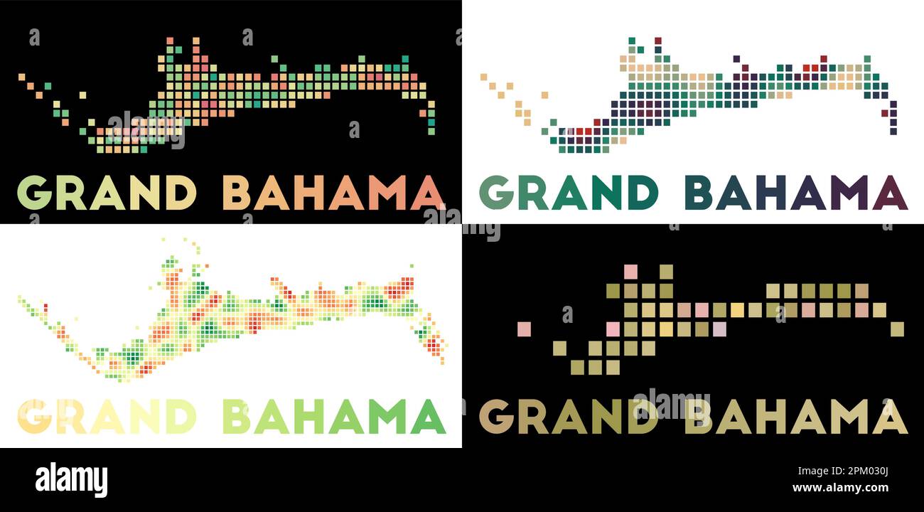 Island grand bahama map Stock Vector Images - Alamy