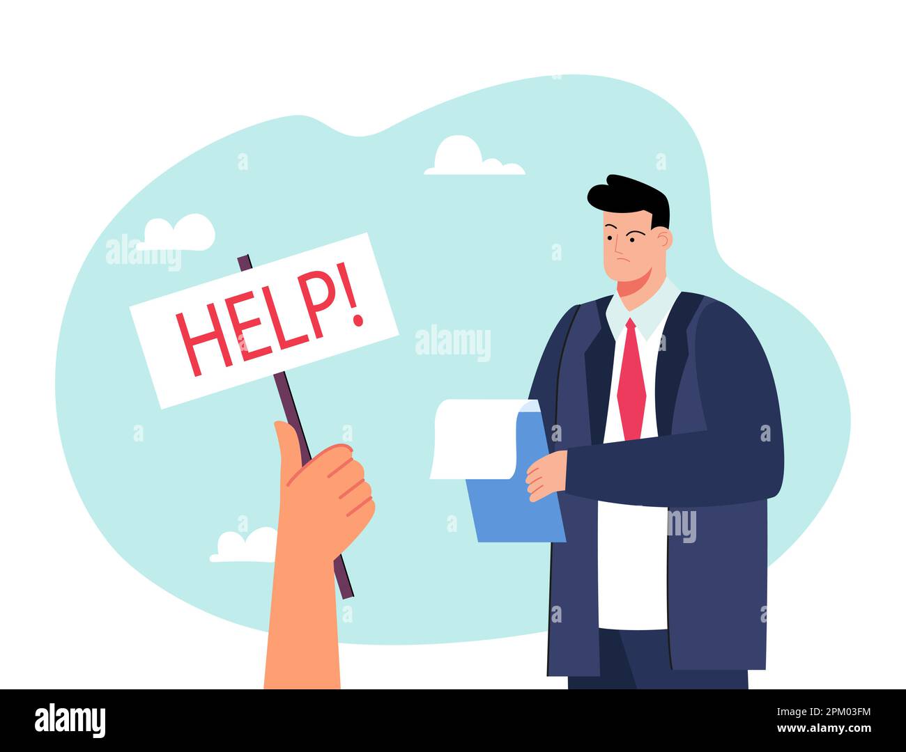 Looking help Stock Vector Images - Alamy