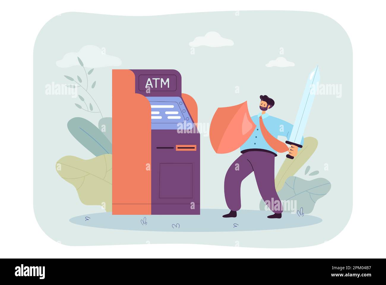 Dollar in shield money Cut Out Stock Images & Pictures - Alamy