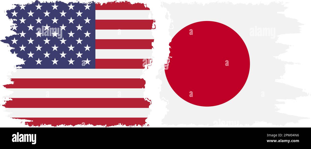 American japanese flags Stock Vector Images - Alamy