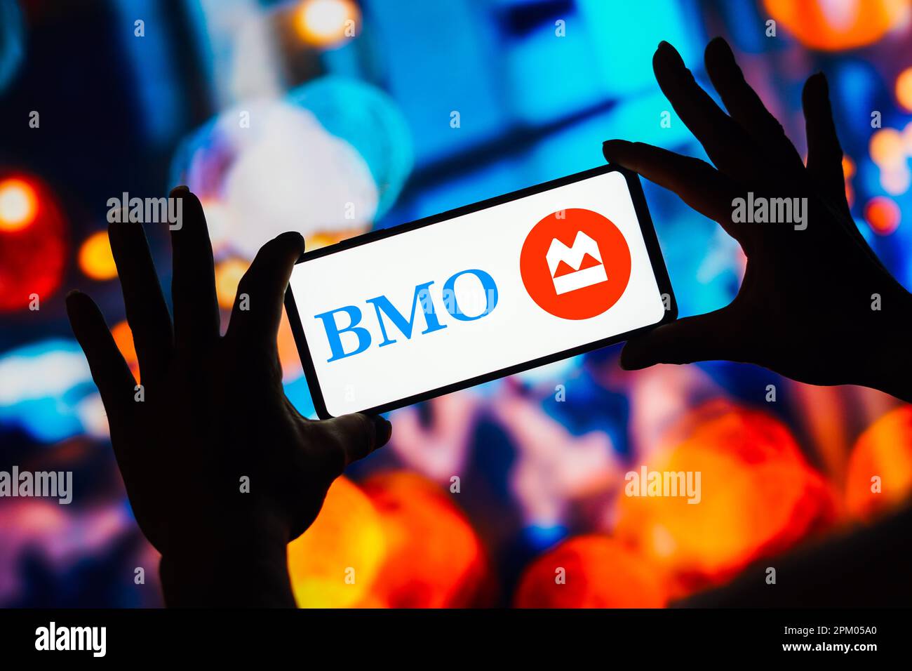 Brazil. 10th Apr, 2023. In this photo illustration, the BMO Harris Bank ...