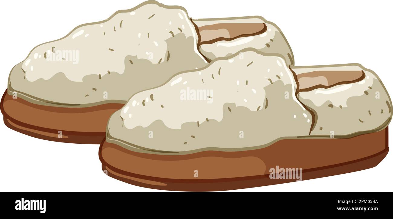 Feet with soft slippers Stock Vector Images - Alamy