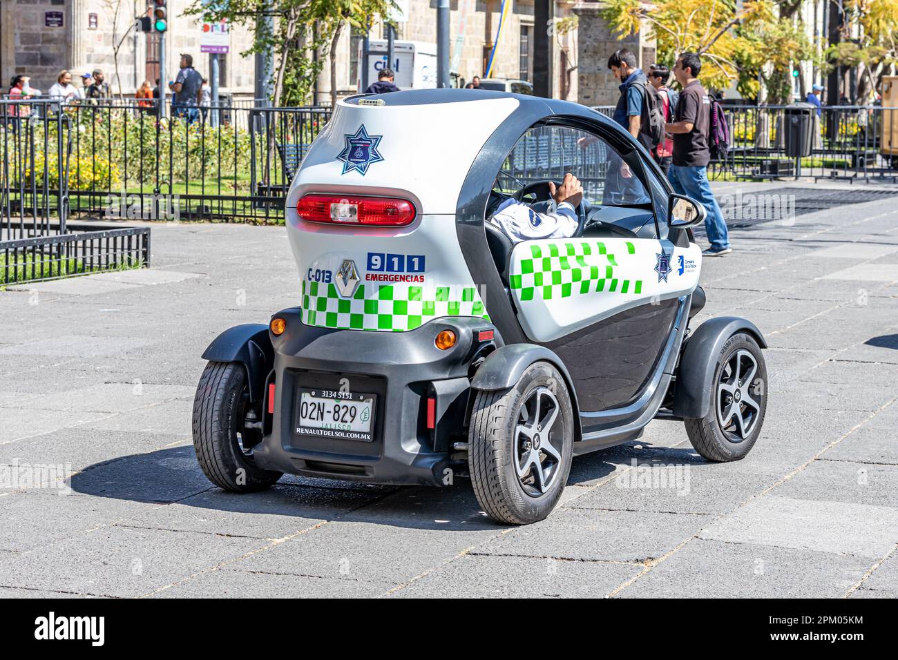 Guadalajara, Jalisco Mexico. February 4, 2023. Small electric police ...