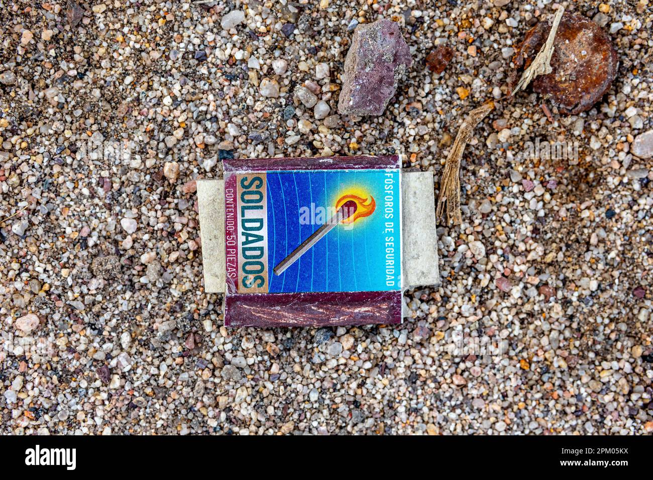 La Paz, Baja California Sur Mexico. February 2023. Old and crushed ...