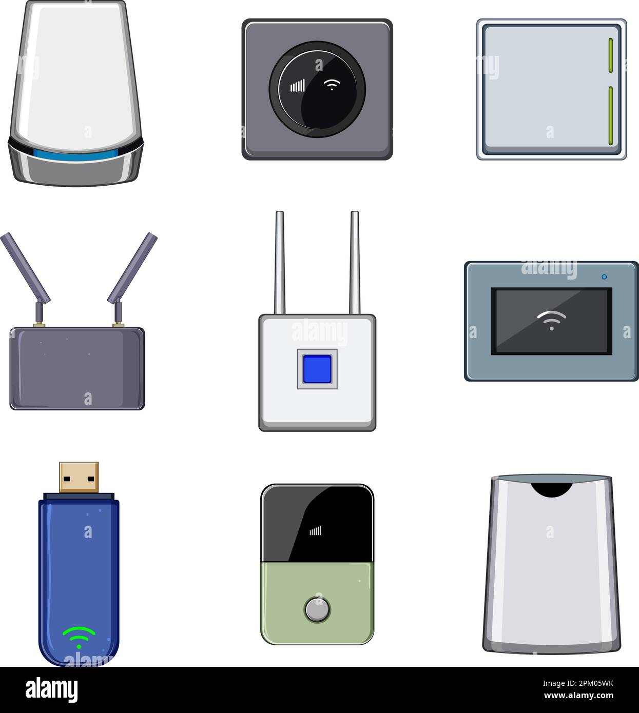 5g modem set cartoon vector illustration Stock Vector Image & Art - Alamy