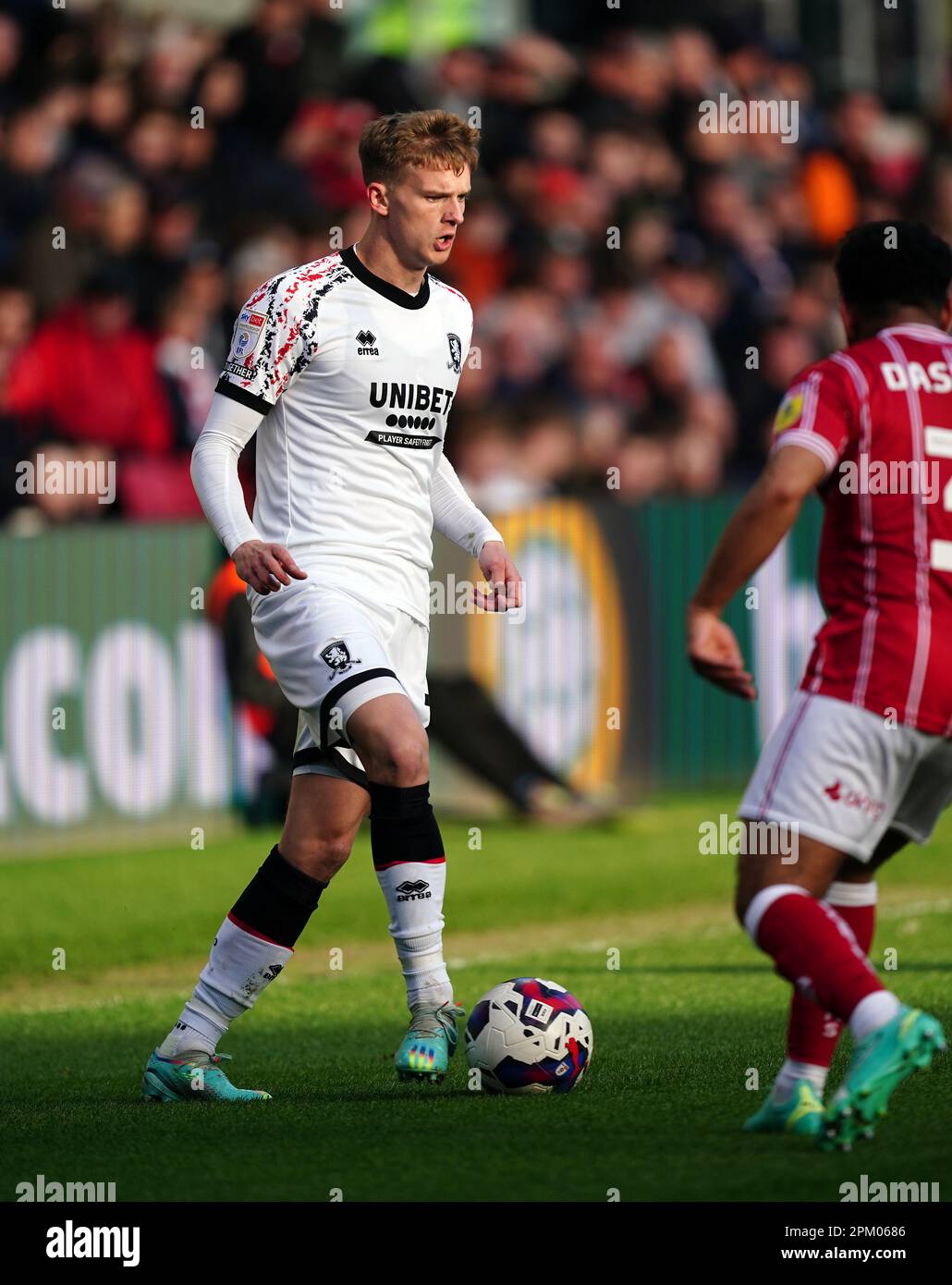 Middlesbrough's Marcus Forss during the Sky Bet Championship match at ...