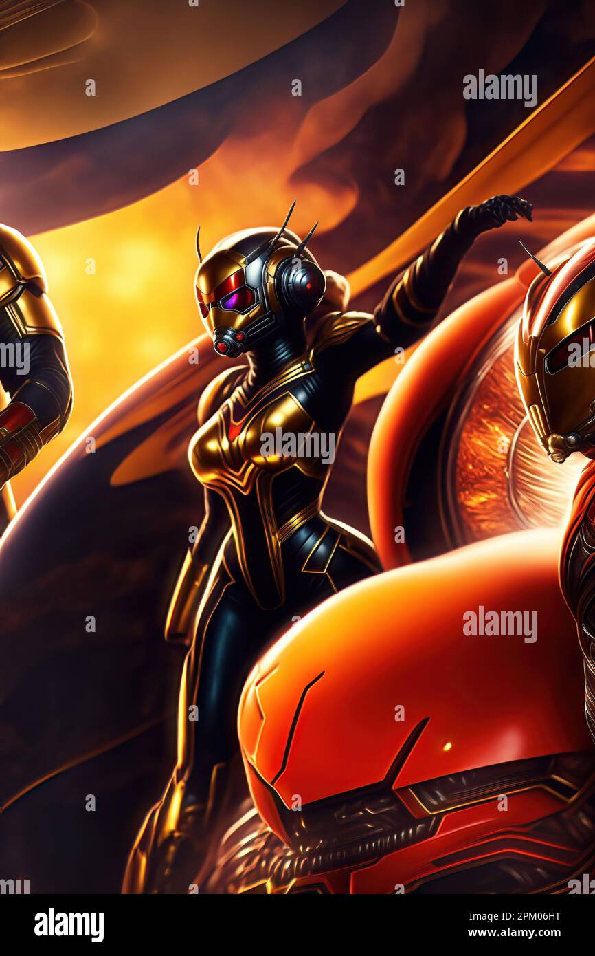 The concept of a superhero. A man capable of transforming himself into ...