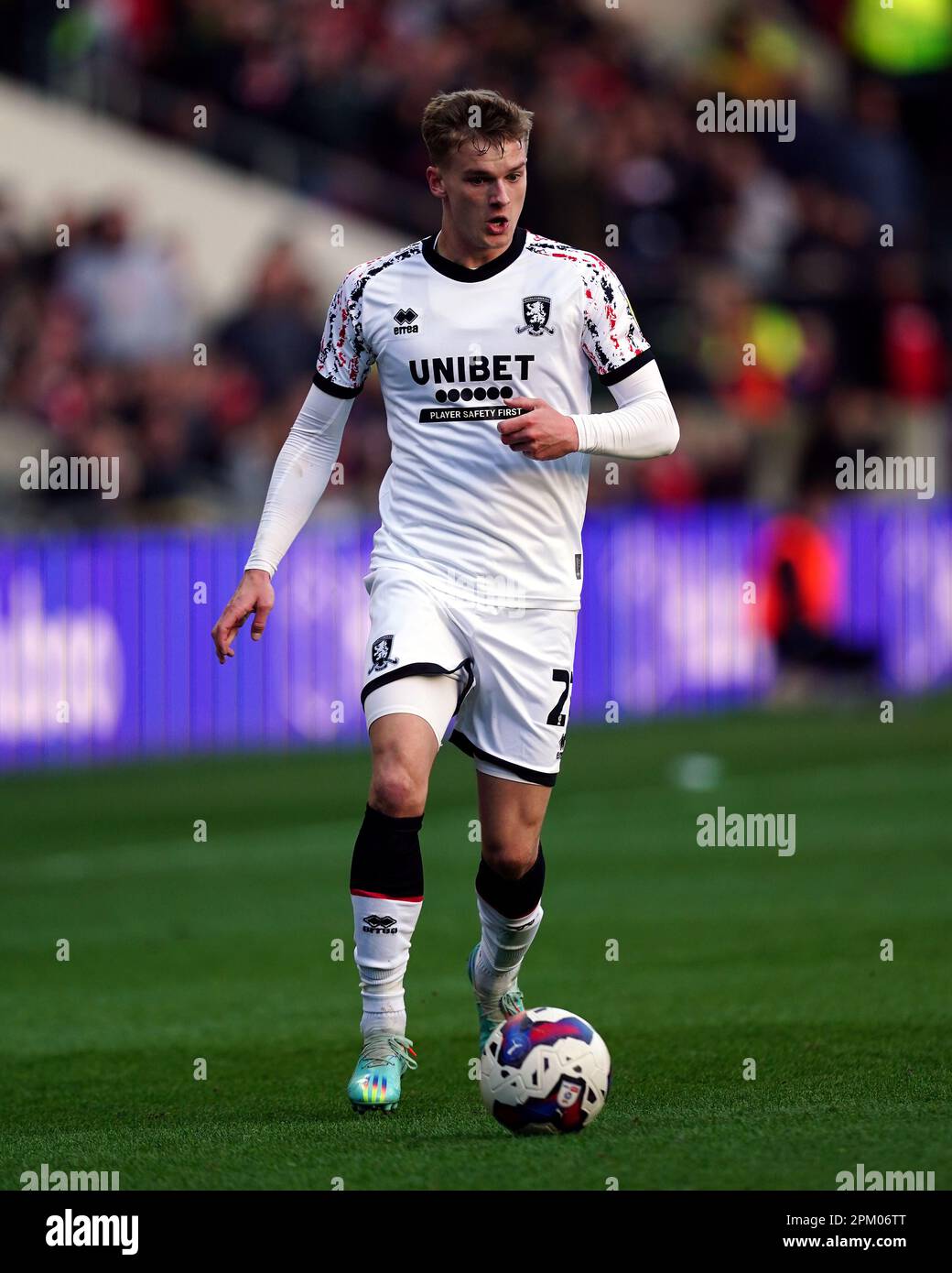 Middlesbrough's Marcus Forss during the Sky Bet Championship match at ...