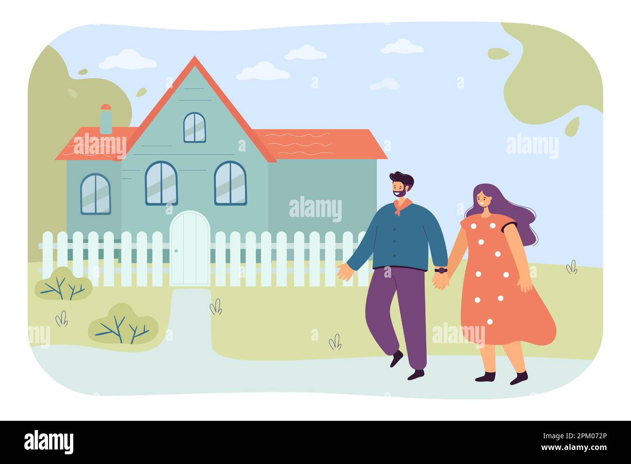 Near housing Stock Vector Images - Alamy