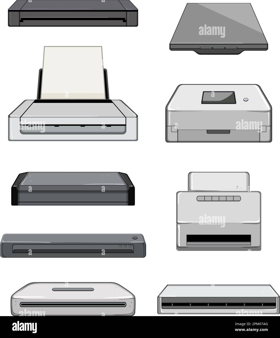 People using photocopier Stock Vector Images - Alamy