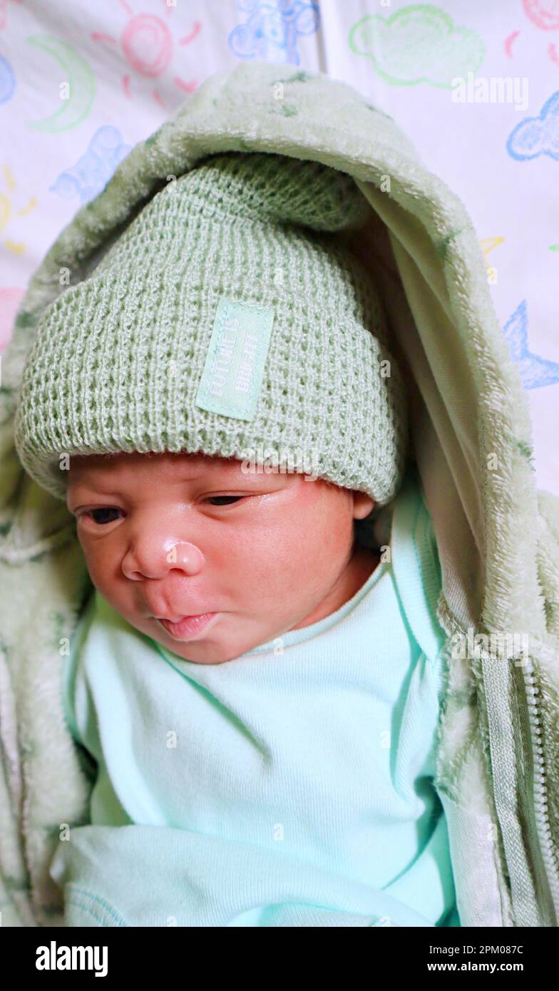 Beautiful African newborn baby child Stock Photo - Alamy