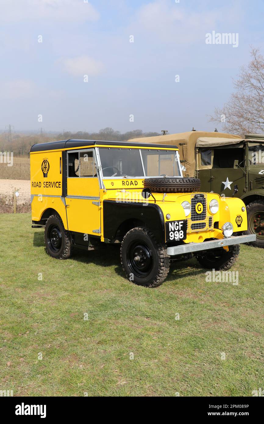 AA AUTOMOBILE ASSOCIATION ROAD SERVICE VINTAGE LAND ROVER SERIES 1 ...