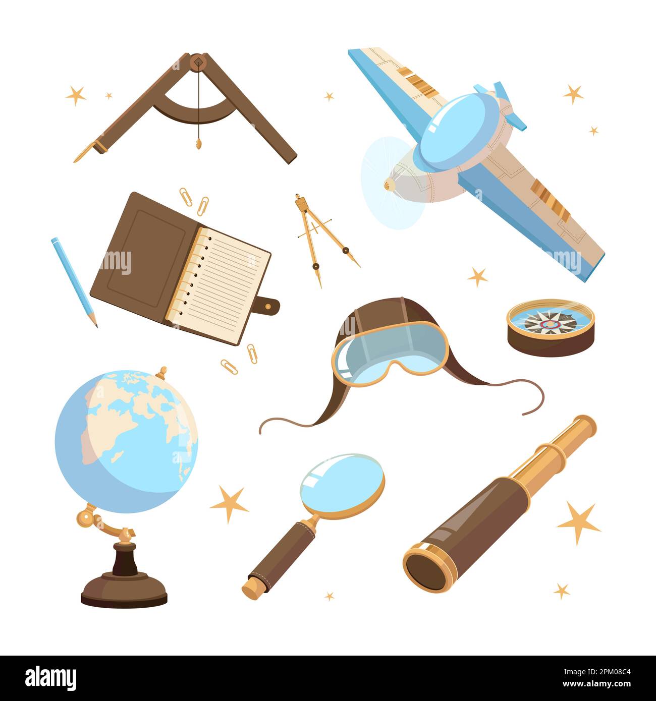 Air travel cartoon illustration collection Stock Vector Image & Art - Alamy