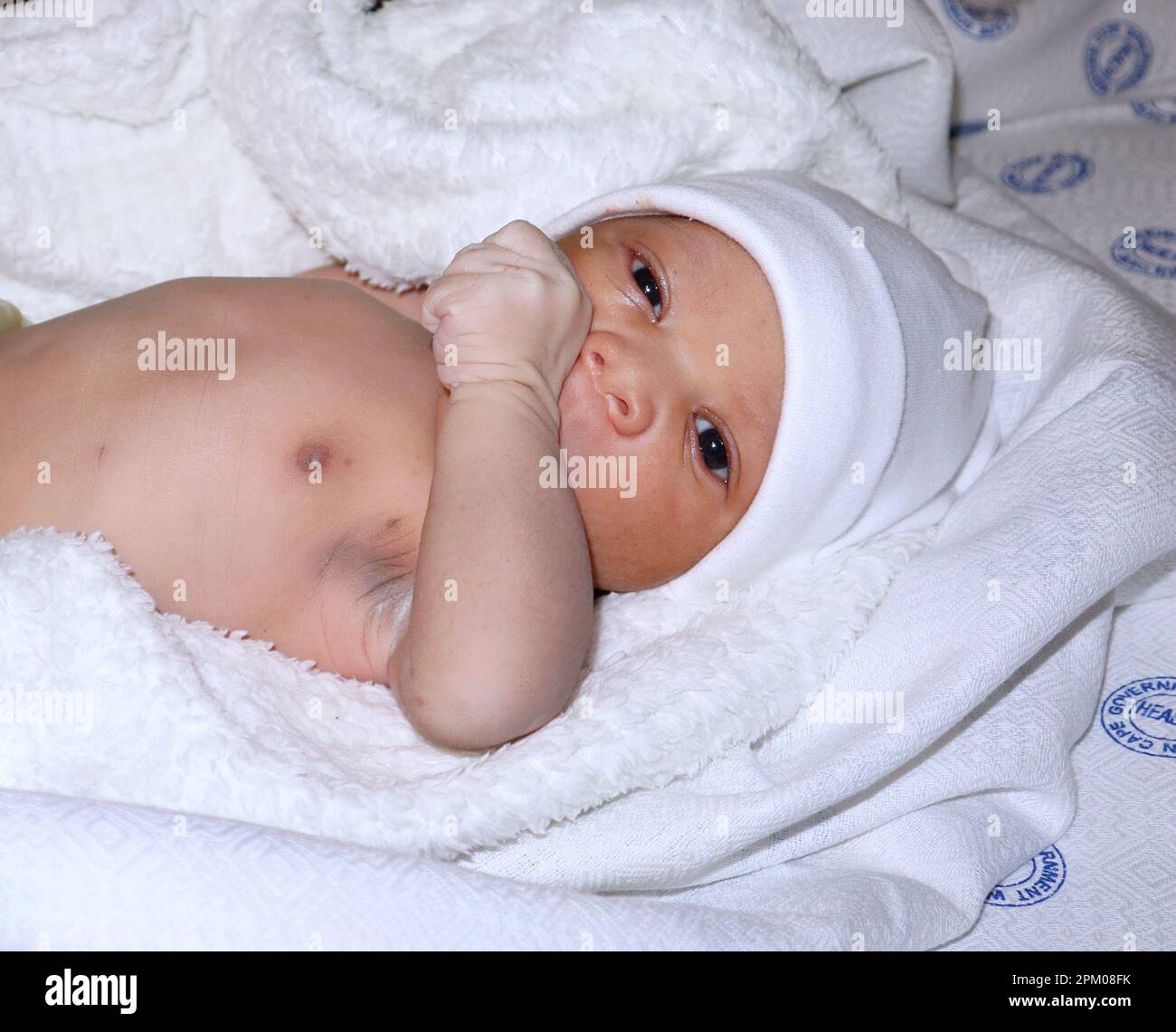 Beautiful African newborn baby child Stock Photo - Alamy