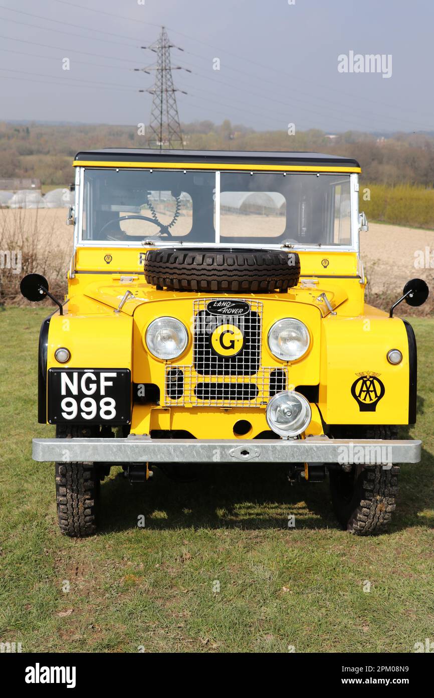 AA AUTOMOBILE ASSOCIATION ROAD SERVICE VINTAGE LAND ROVER SERIES 1 ...