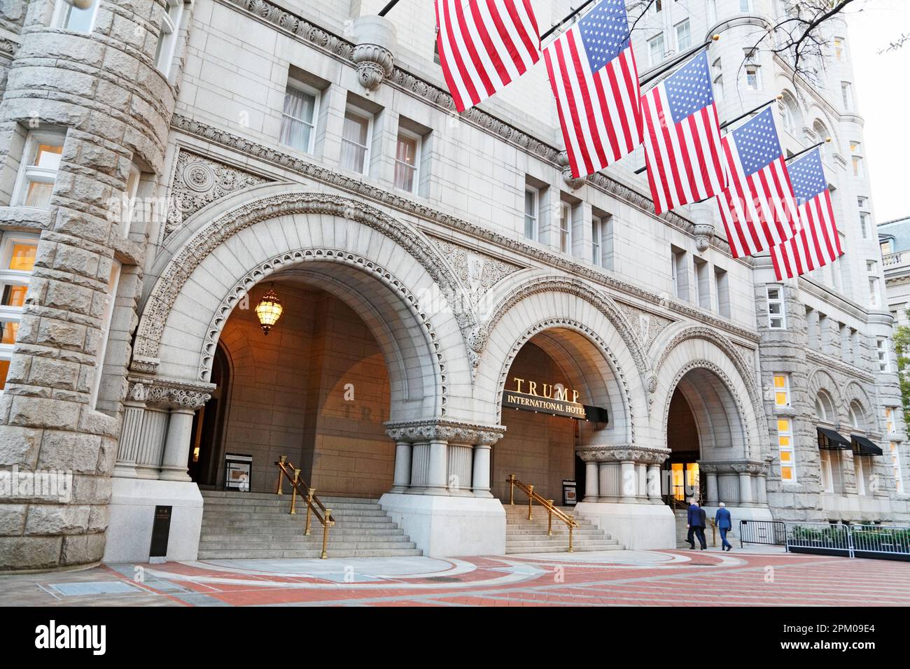 Trump International Hotel in Washington DC. Former old post office building. Now changed to ...