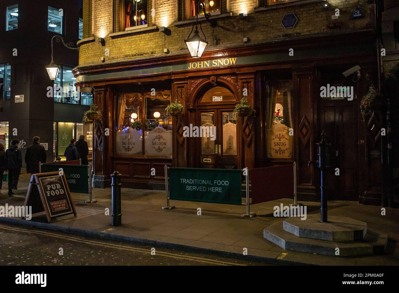 London, England – December 2022. The energetic streets of Soho, in ...