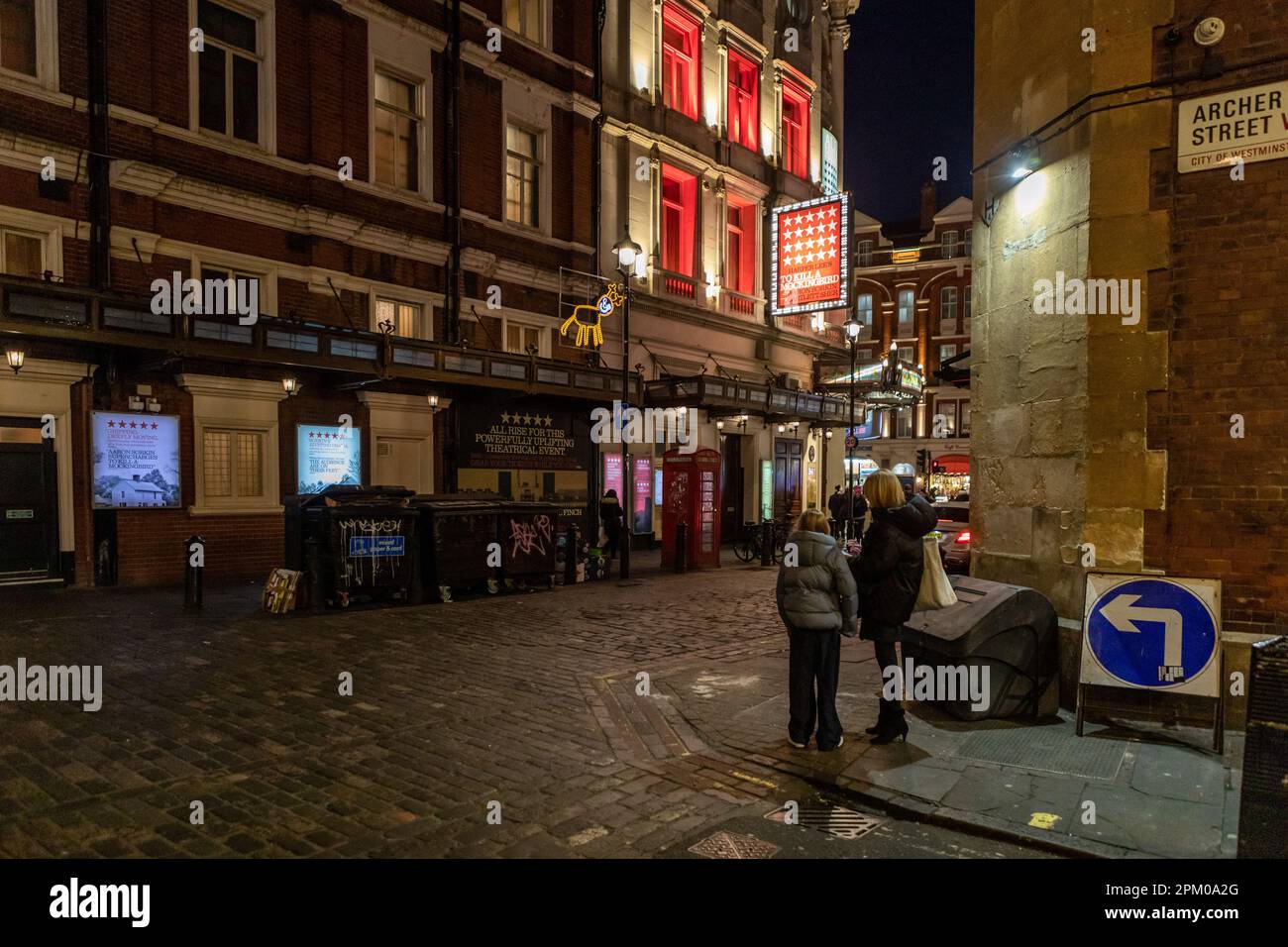London, England – December 2022. The energetic streets of Soho, in ...